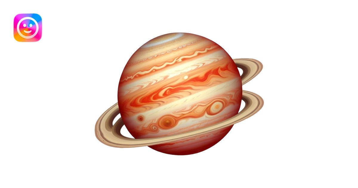 Planet Jupiter emoji | AI Emoji Generator