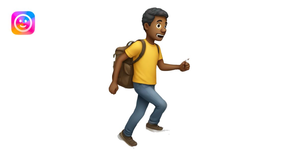 walking up the stair emoji | AI Emoji Generator