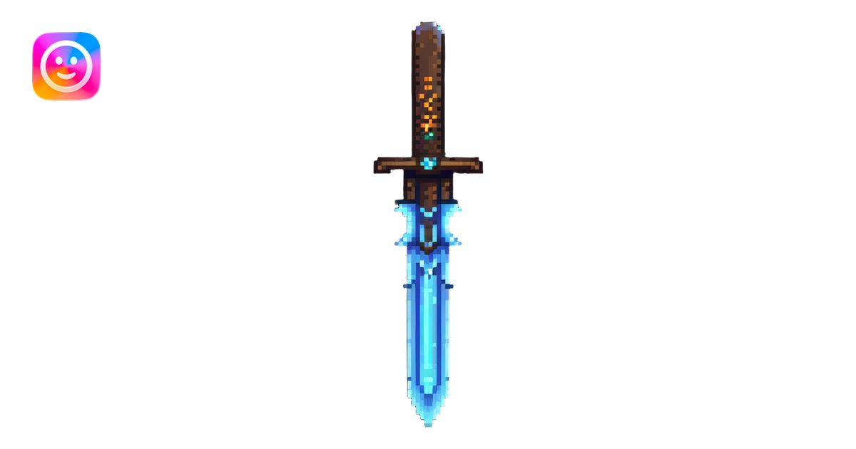ancient magic blade with runes and glowing aura illustration | AI Emoji ...
