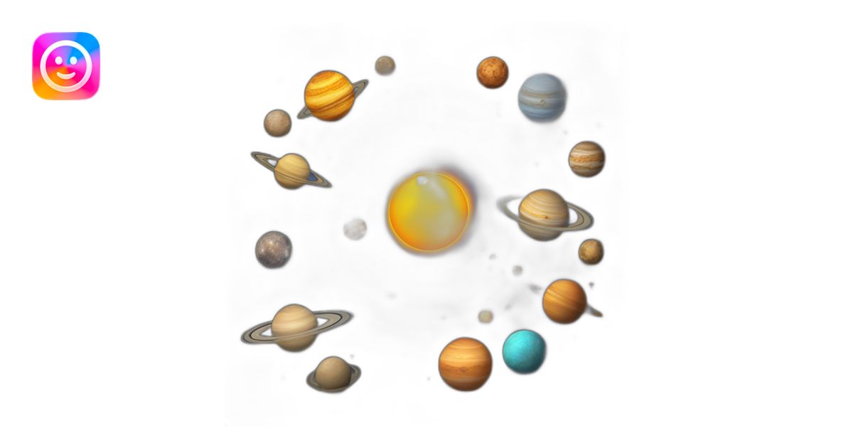 Solar system emoji | AI Emoji Generator