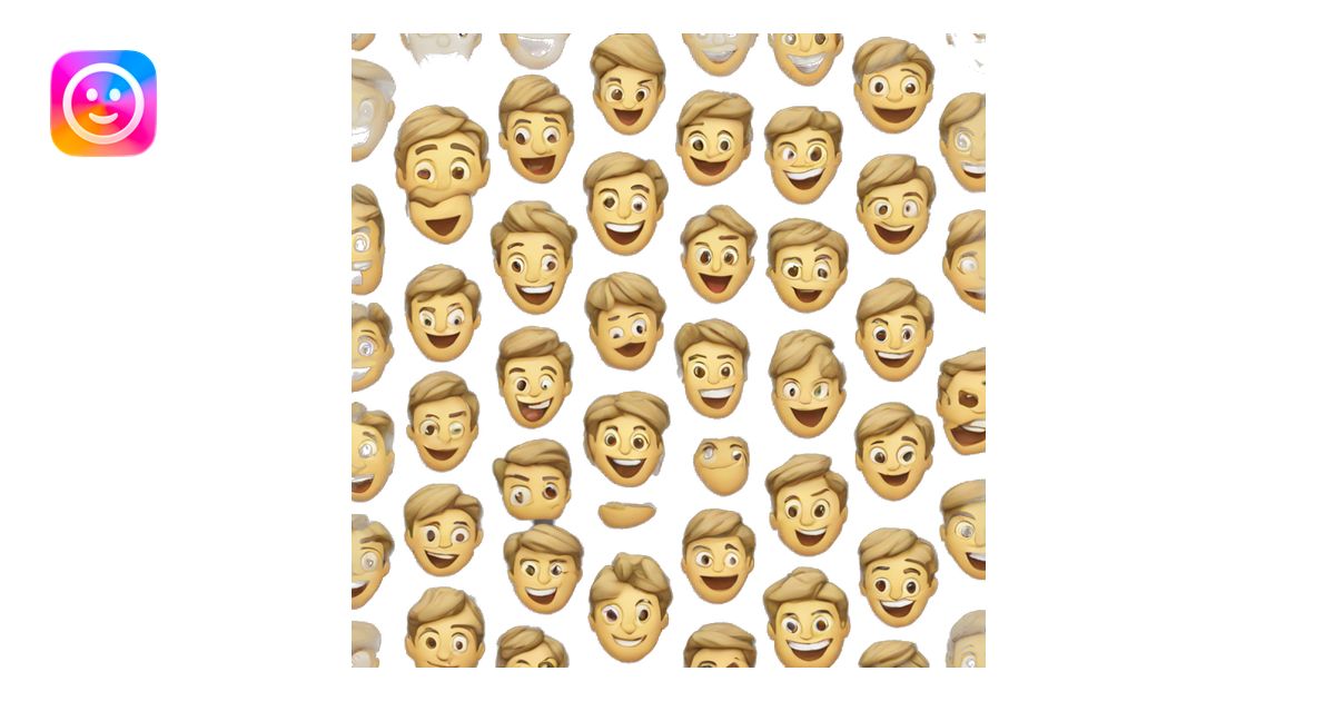 smiling excited outdoor portrait happy male emoji | AI Emoji Generator
