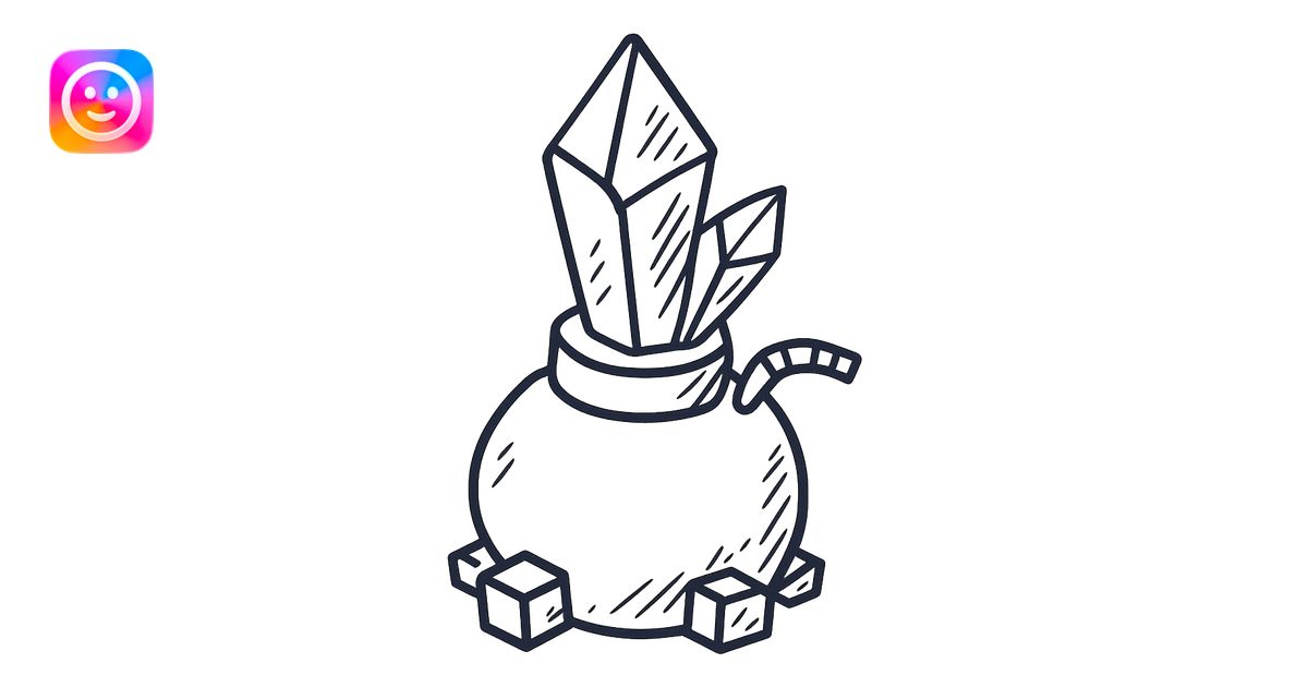 Minecraft Crystal PvP emoji | AI Emoji Generator