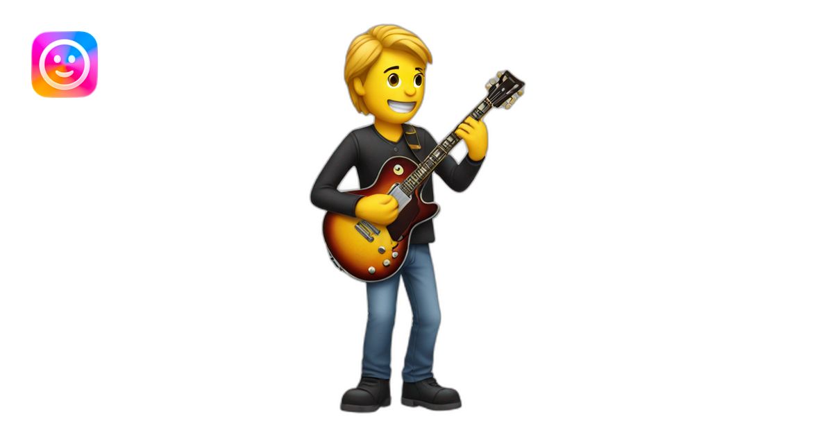 guitar playing emoji | AI Emoji Generator