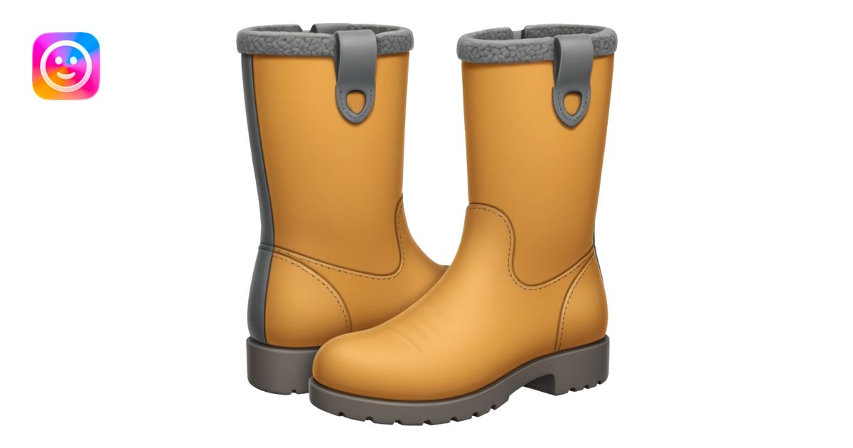 felt boots emoji | AI Emoji Generator
