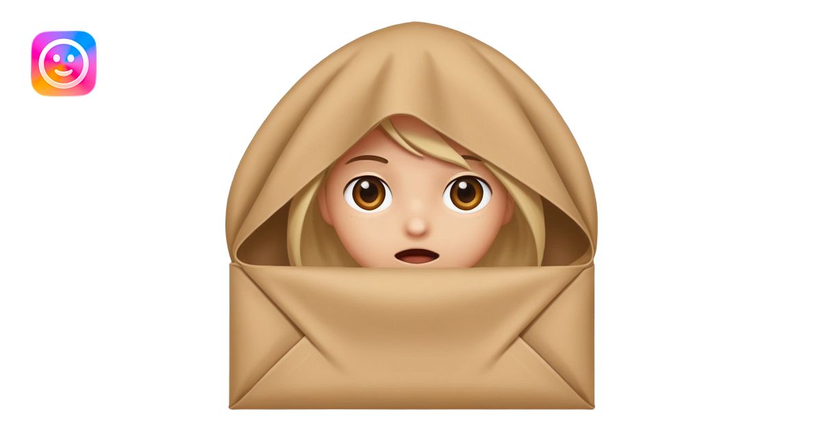 Hiding peekaboo emoji | AI Emoji Generator