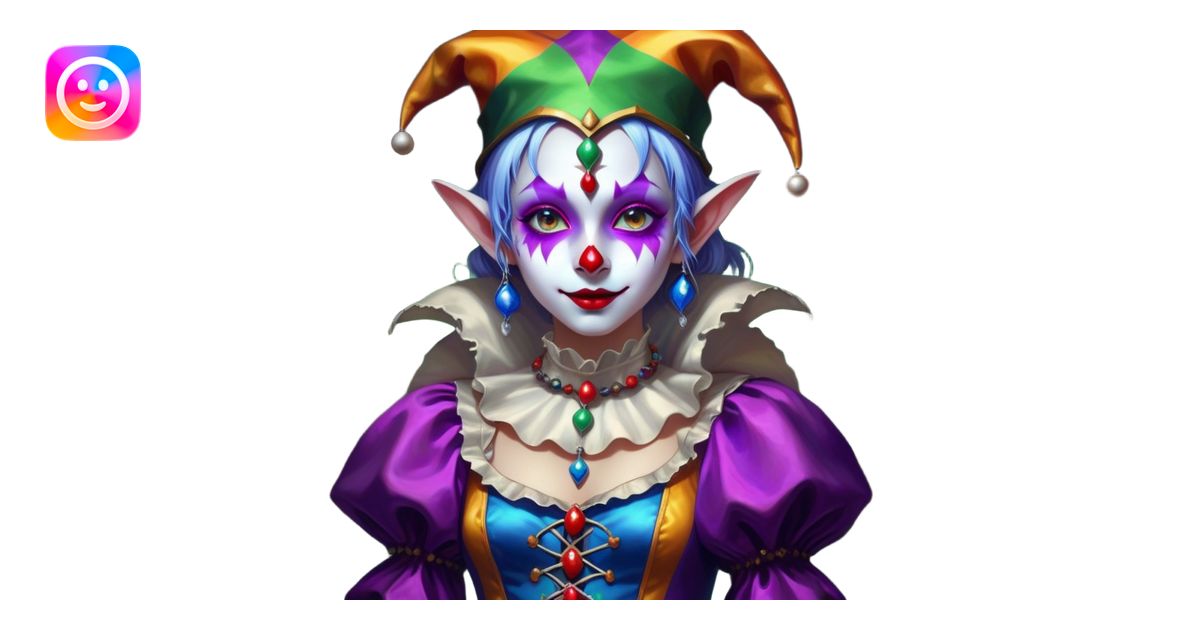Cinematic girl in the style of a Jester, Ultra realistic 32k HD ...