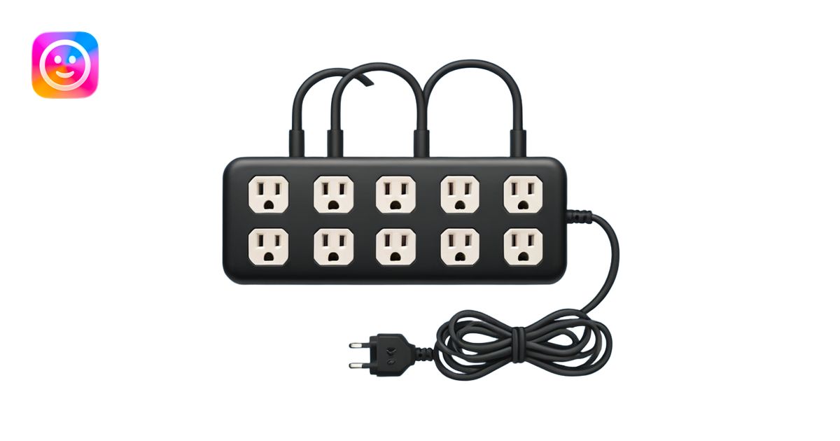 Power strip emoji | AI Emoji Generator