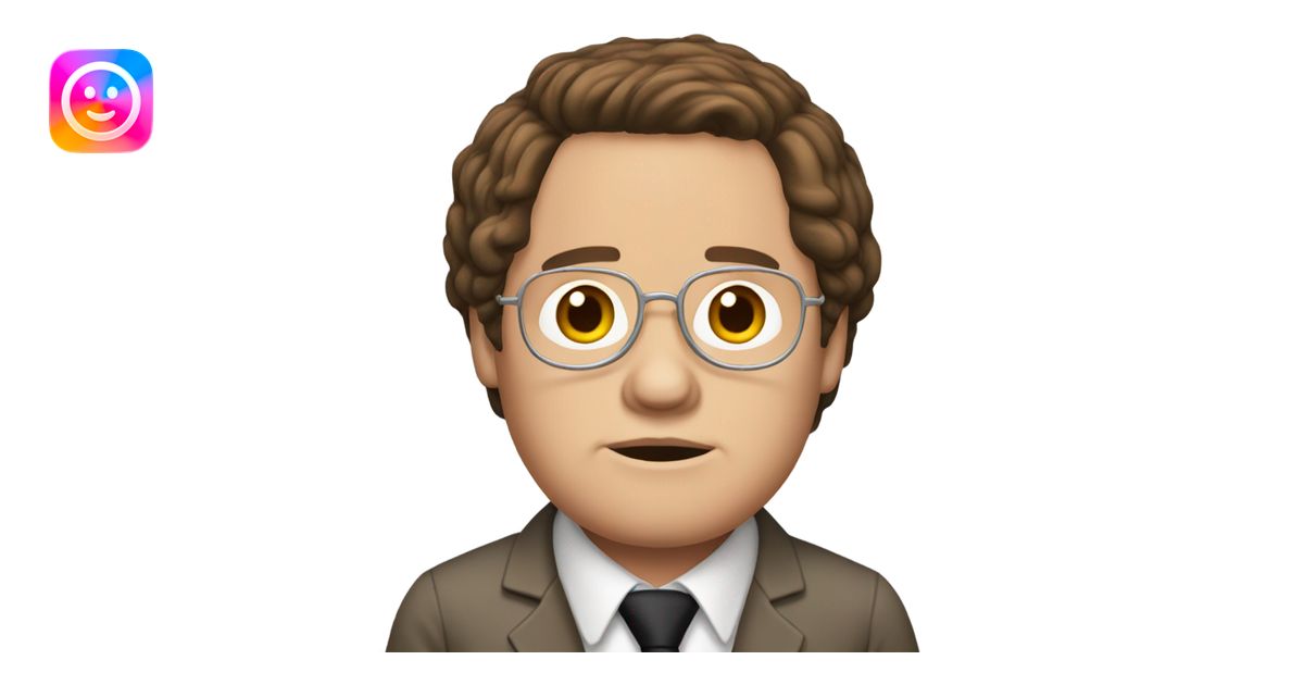 Dwight Schrute from the office tv show with a middle part emoji | AI ...