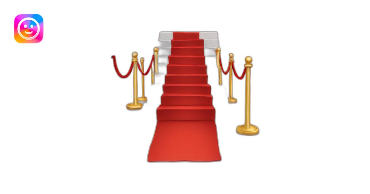 Red carpet emoji | AI Emoji Generator