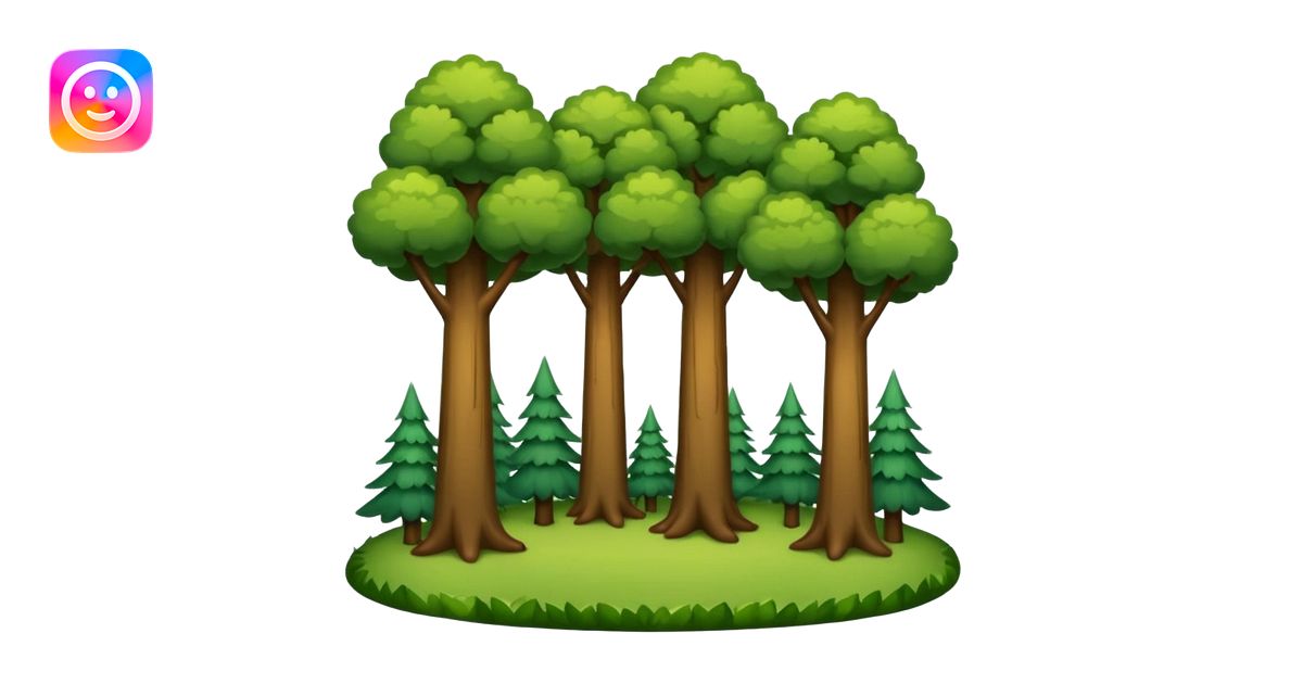 forest emoji | AI Emoji Generator