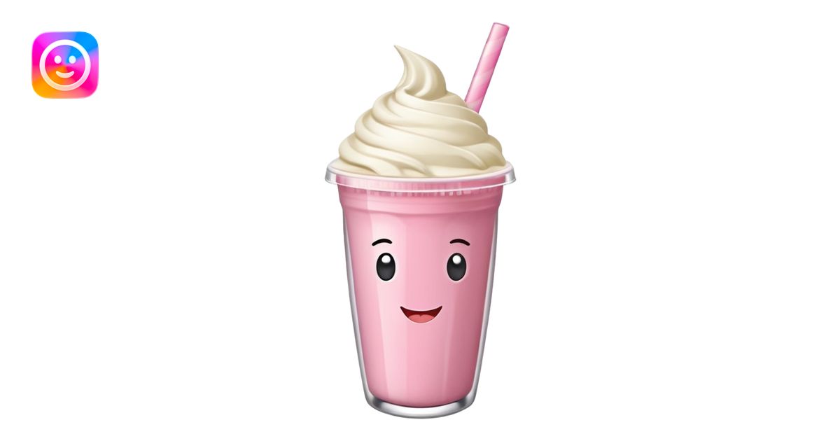 un vector de vaso de batido animado, de caricatura, con tapa y pitillo ...