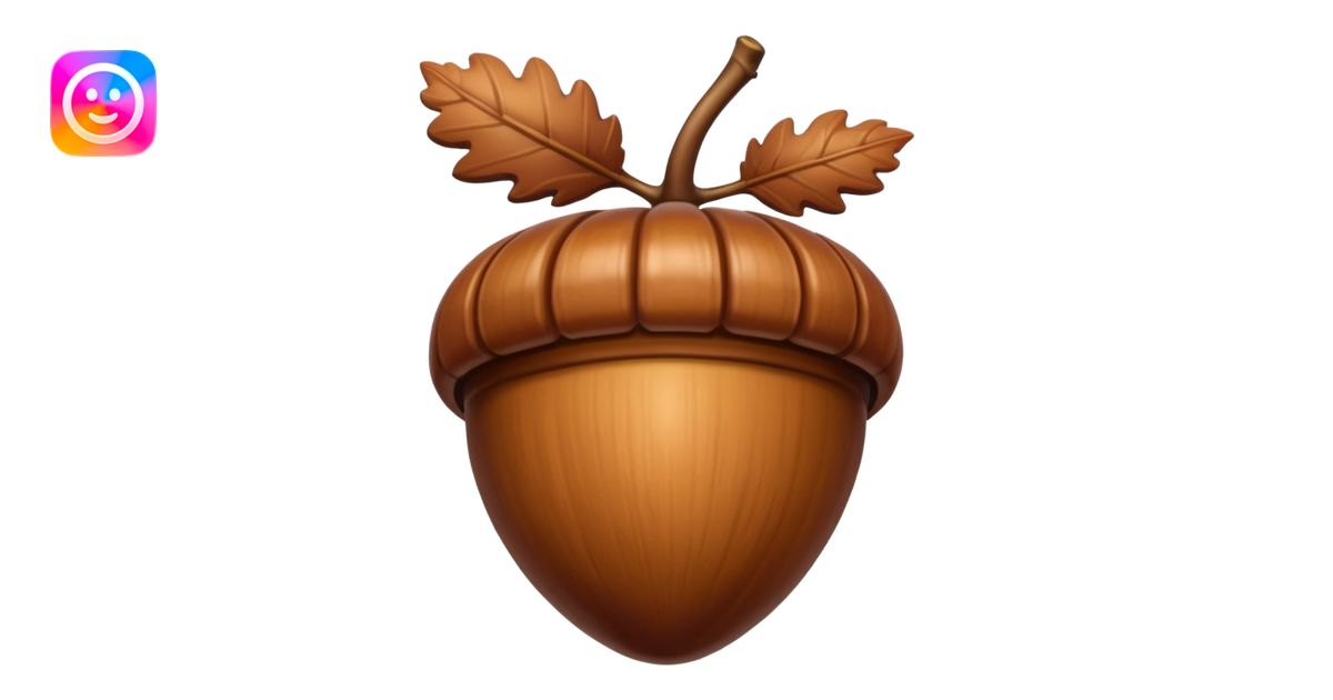acorn emoji | AI Emoji Generator