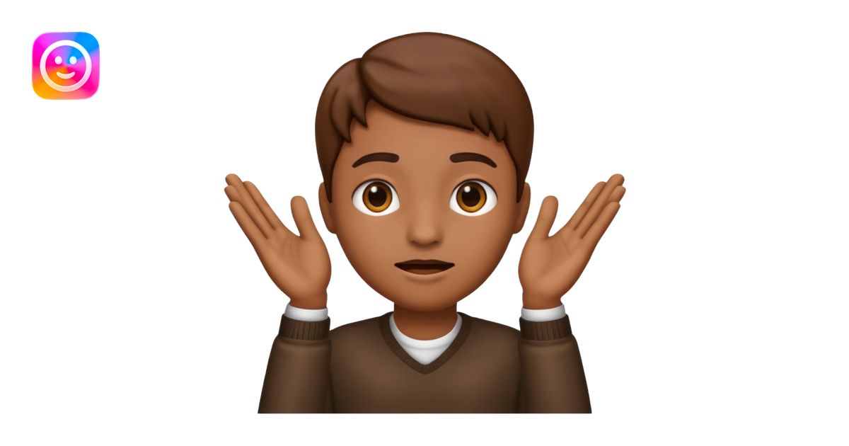 Nervous emoji + hands up emoji. Remove flow effects at the very top the ...