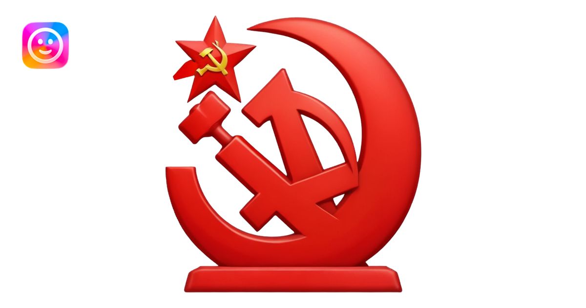 pure logo of communist party emoji | AI Emoji Generator