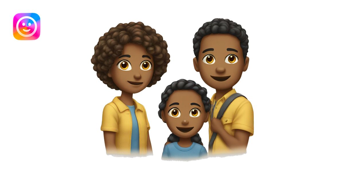3 Sister & 3 brothers emoji | AI Emoji Generator