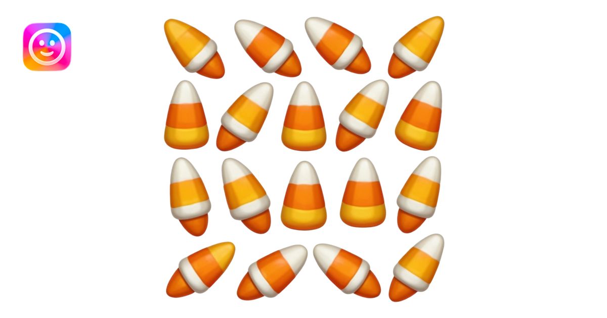Candy corn emoji | AI Emoji Generator