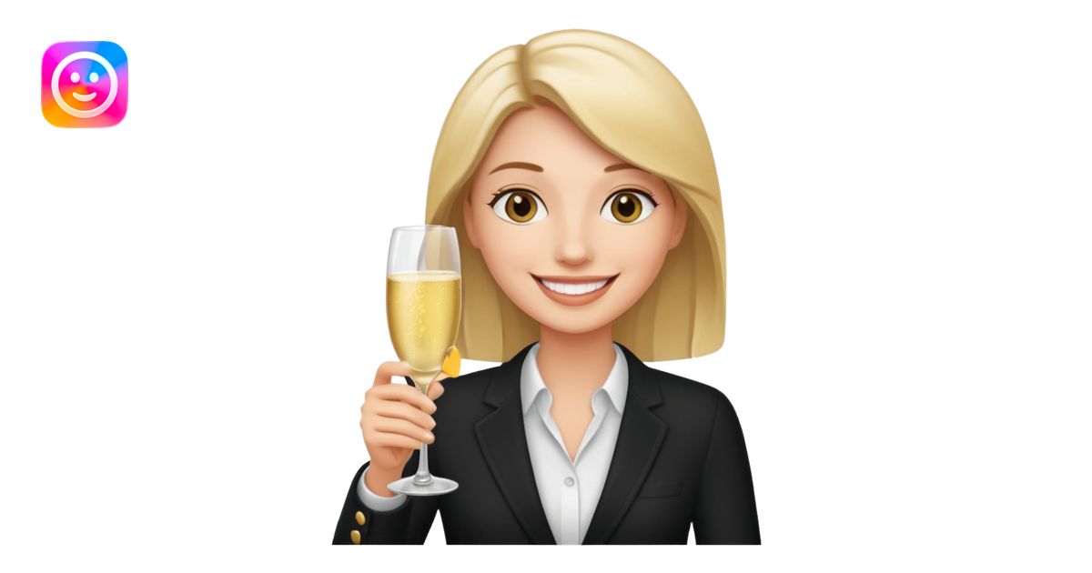 marketing agent with glass emoji | AI Emoji Generator