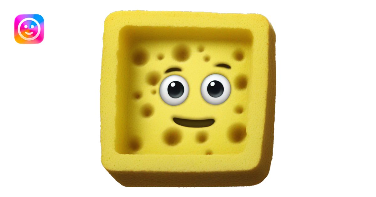 sponge bub squre pans emoji | AI Emoji Generator