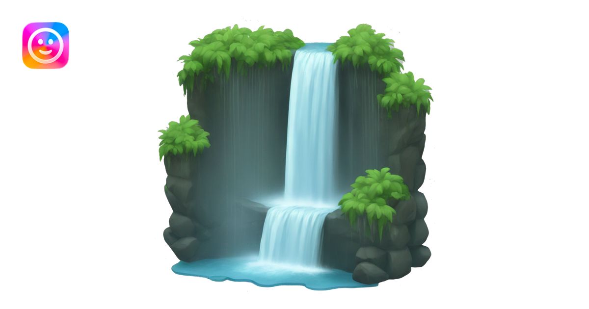 waterfall emoji | AI Emoji Generator