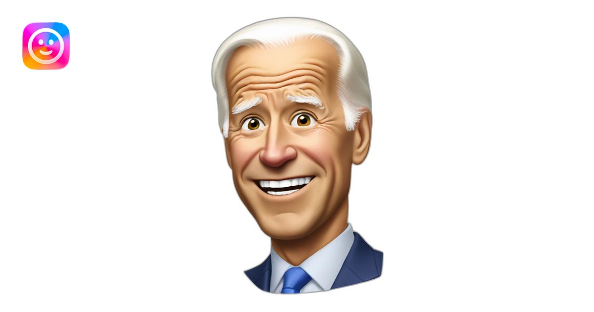 Joe Biden stinky toots realistic emoji | AI Emoji Generator