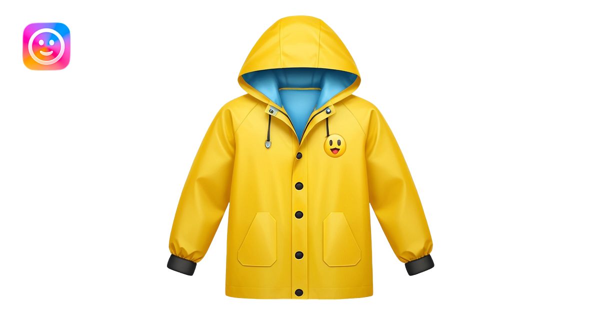 yellow raincoar emoji | AI Emoji Generator
