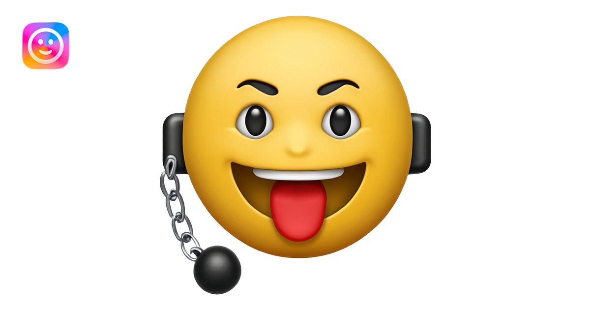 Bdsm Emoji ball gag emoji | AI Emoji Generator