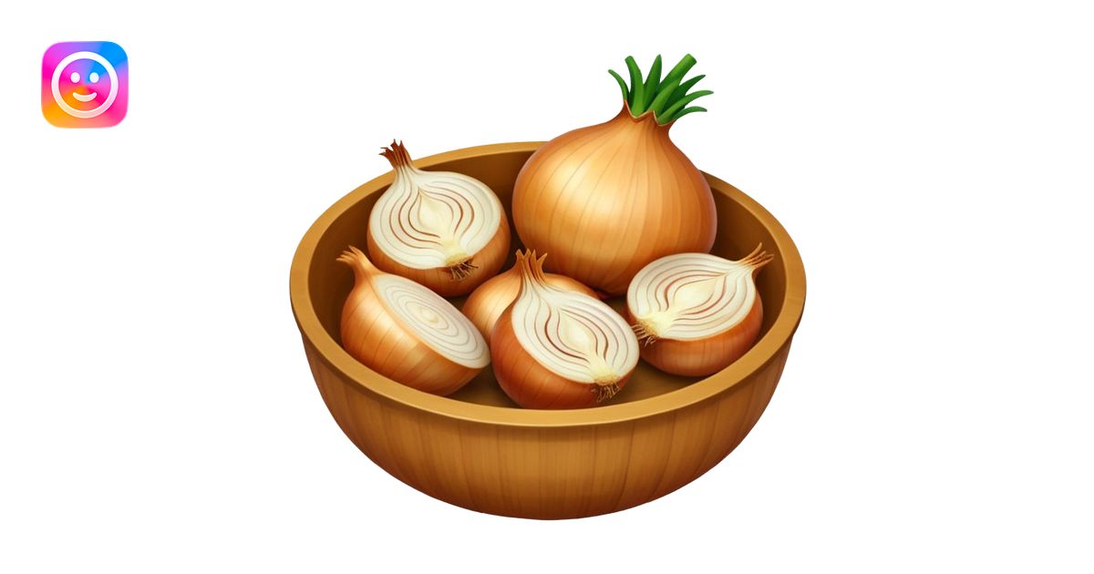 onion dish emoji | AI Emoji Generator