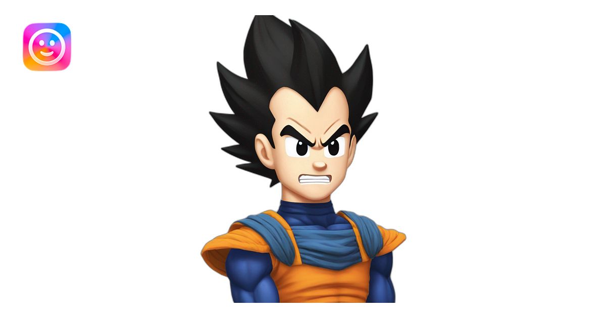 vegeta goku fusion emoji | AI Emoji Generator