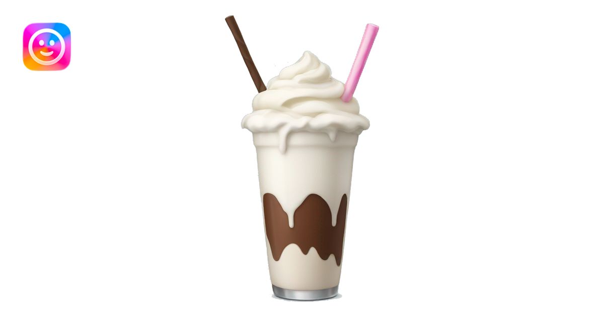 Milkshake emoji | AI Emoji Generator