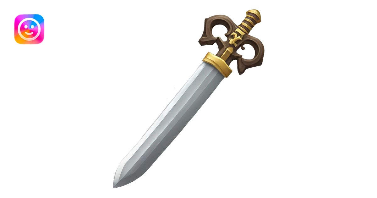 key sword emoji | AI Emoji Generator