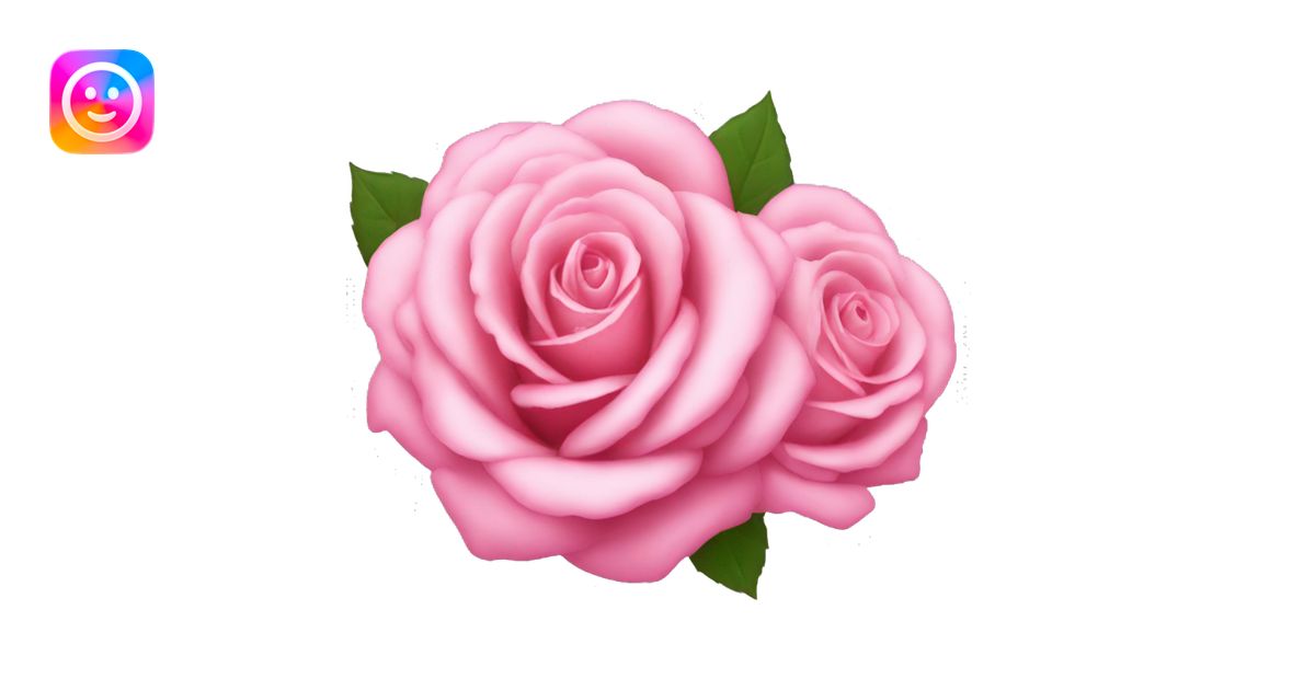 pink roses emoji | AI Emoji Generator