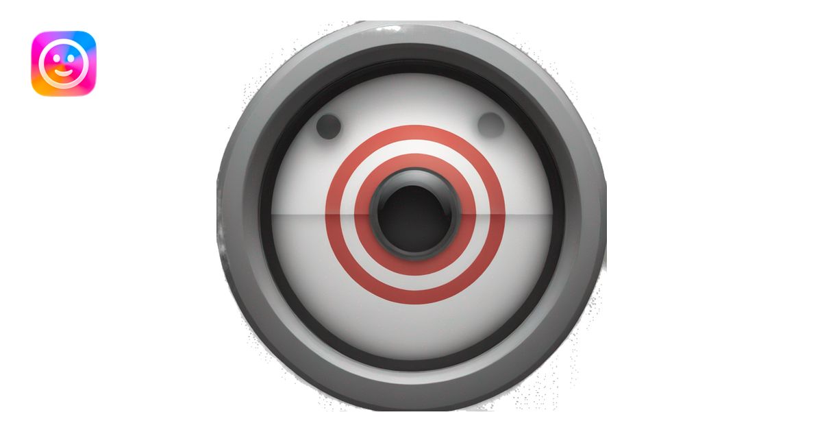 View through scope towards target emoji | AI Emoji Generator