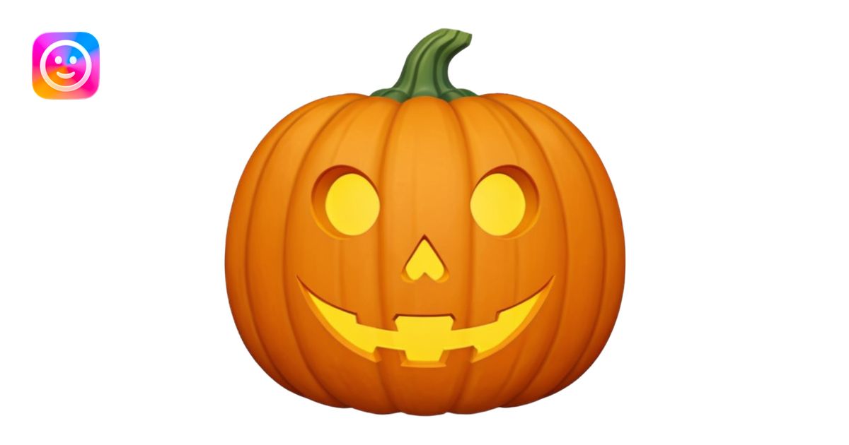 Halloween pumpkin pastel orange emoji | AI Emoji Generator
