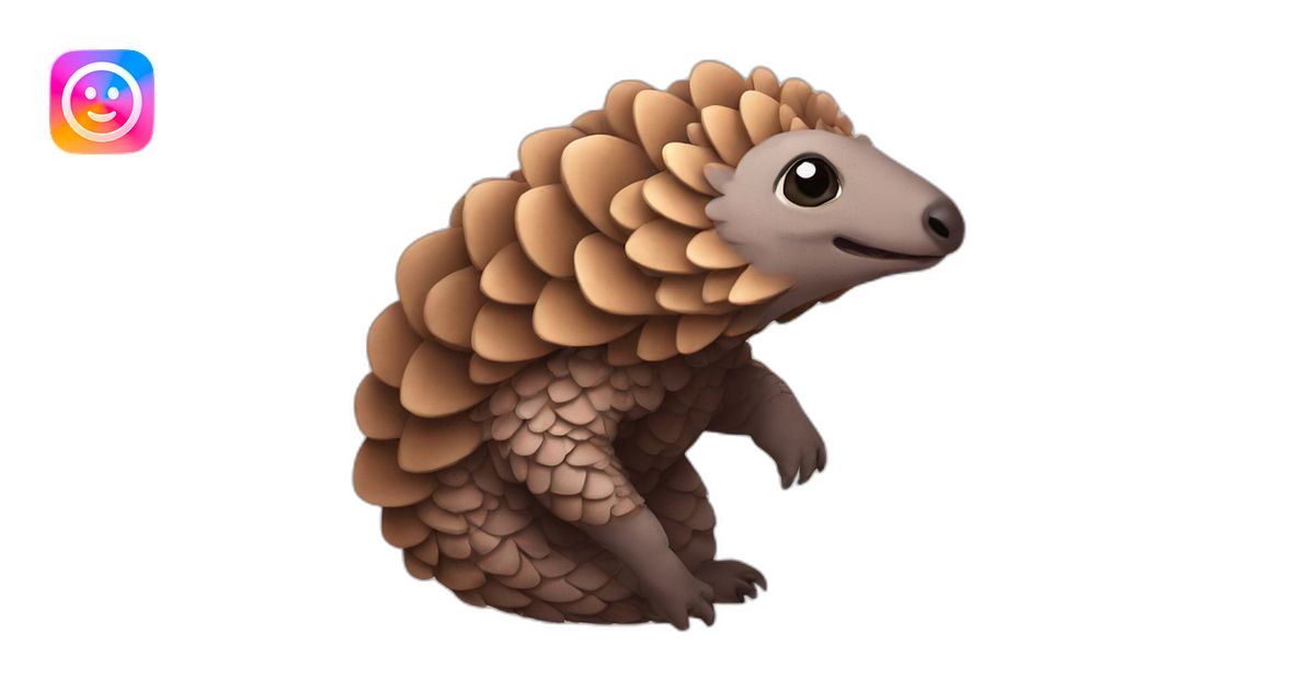 pangolin happy emoji | AI Emoji Generator