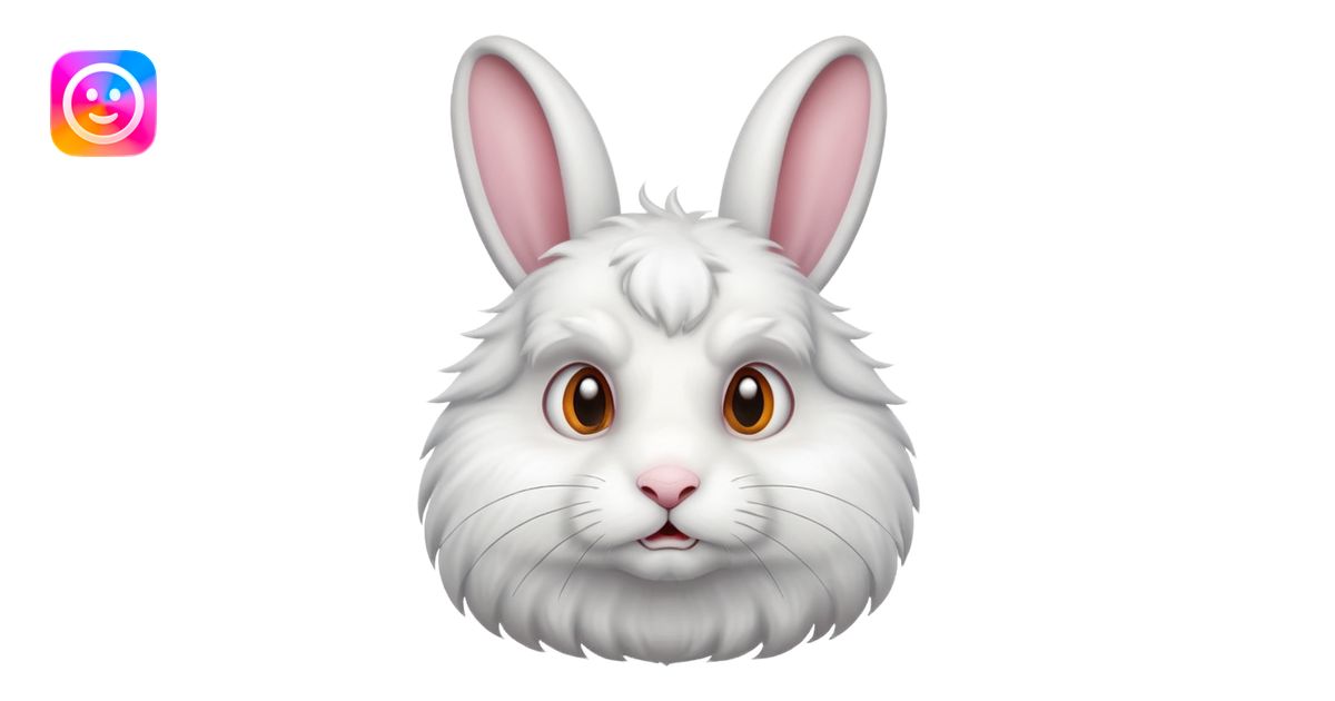 Rabit mogging emoji | AI Emoji Generator
