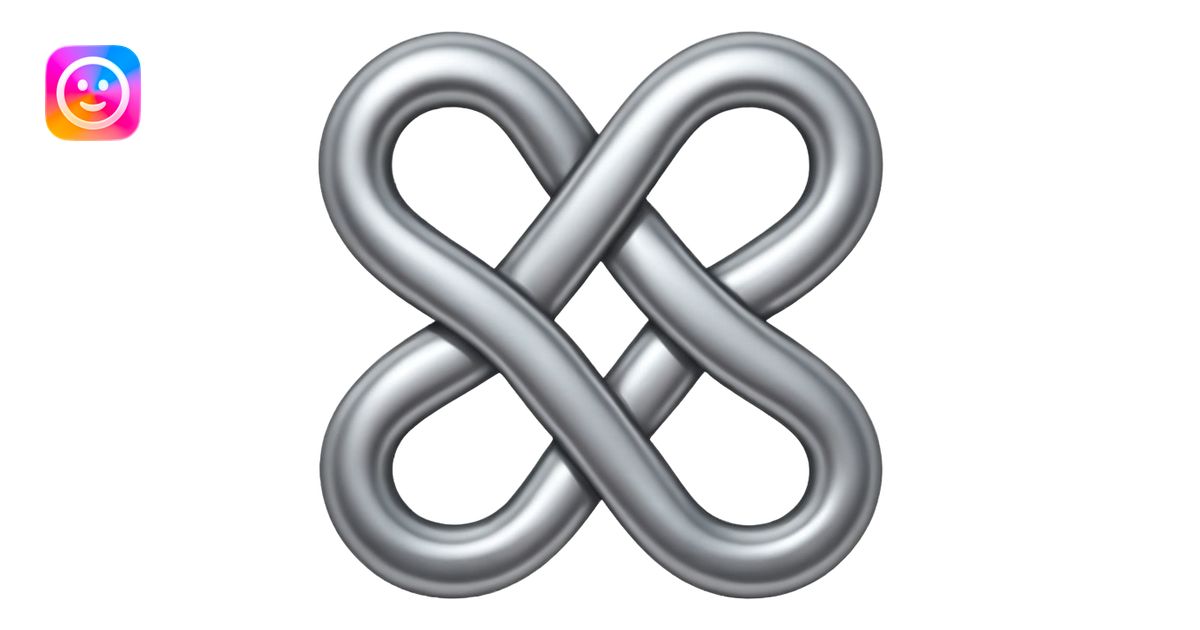 cute infinity emoji emoji | AI Emoji Generator
