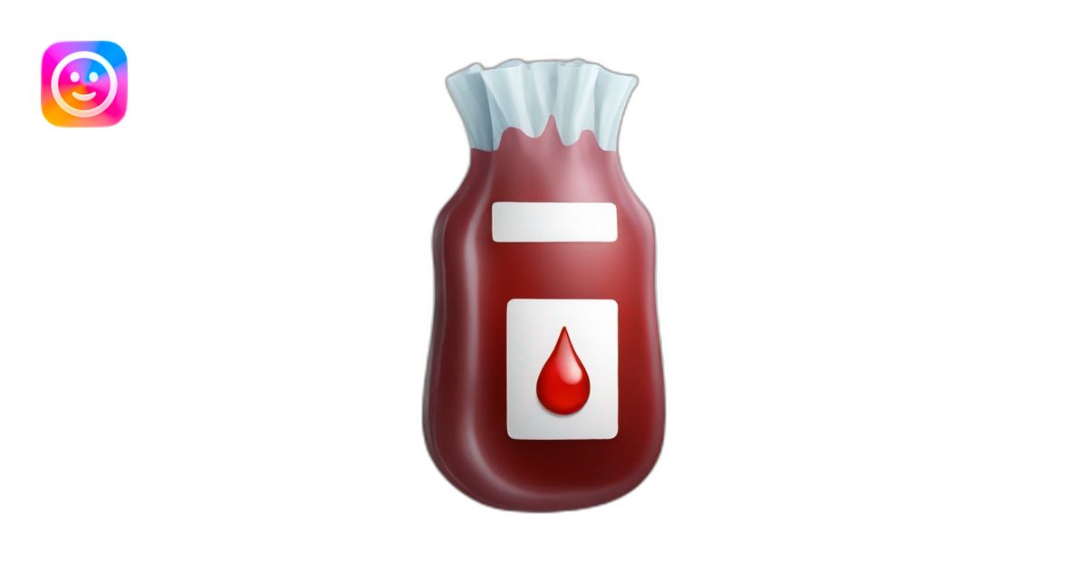 Blood bag emoji | AI Emoji Generator