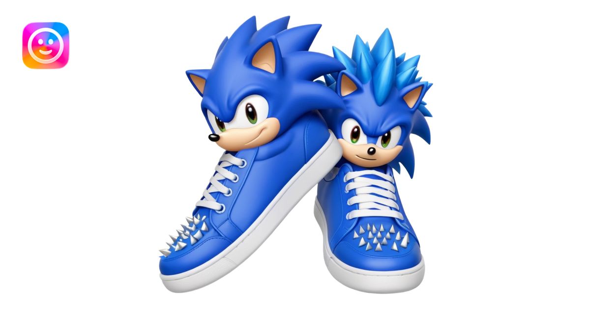 Sonic the hedgehog feet emoji | AI Emoji Generator