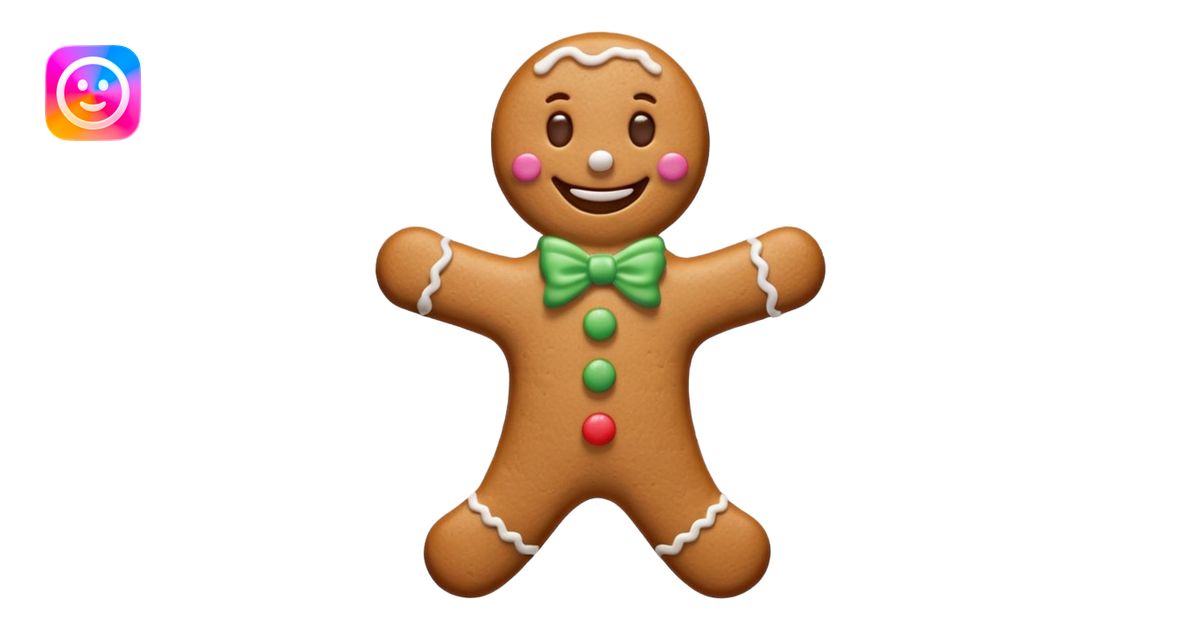 Gingerbread emoji | AI Emoji Generator