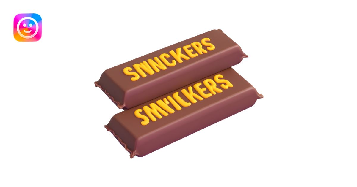 Snickers candy bar emoji | AI Emoji Generator