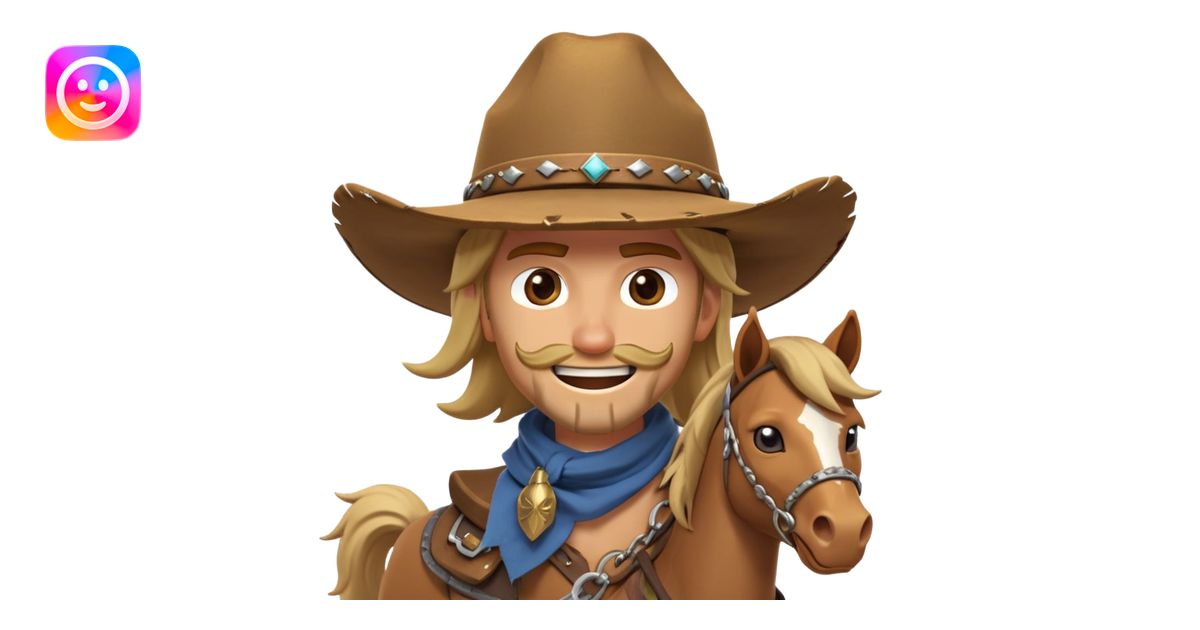 clash-of-clans-aesthetic_-cinematic-playful-cowboy-portrait-emoji, head ...