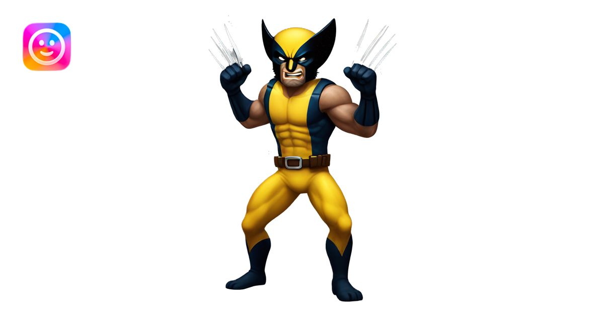 full body wolverine emoji | AI Emoji Generator