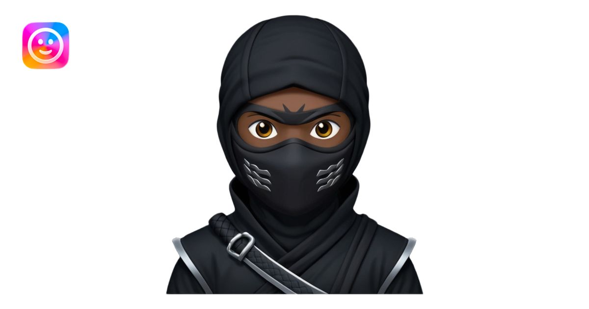 ninja masked character emoji | AI Emoji Generator