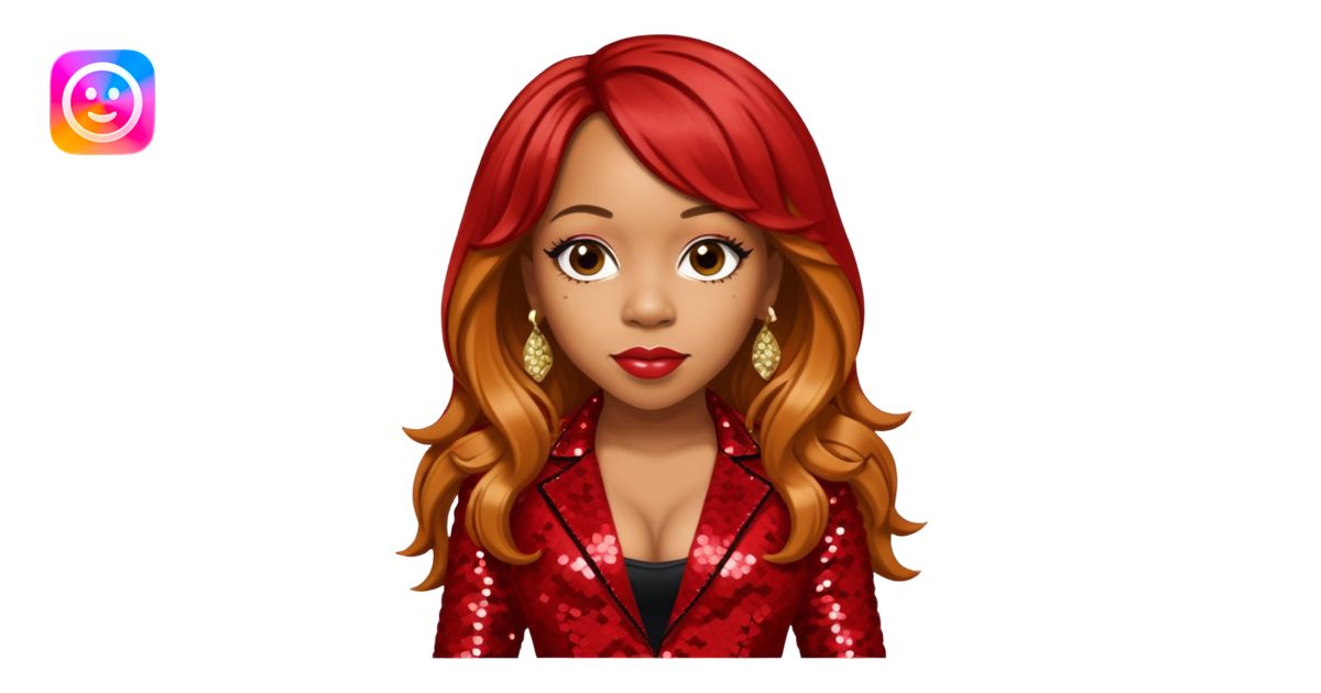 Tameka Tiny Harris from Xscape with long reddish blonde hair, red ...