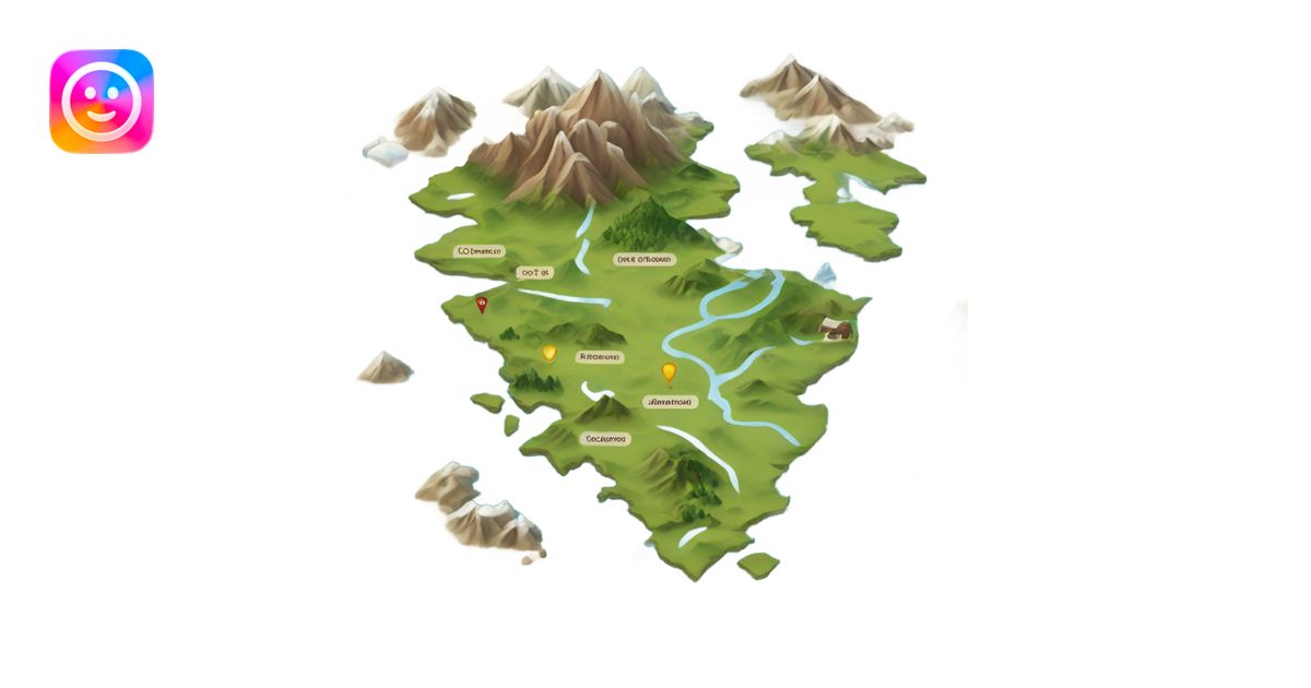 Map emoji | AI Emoji Generator