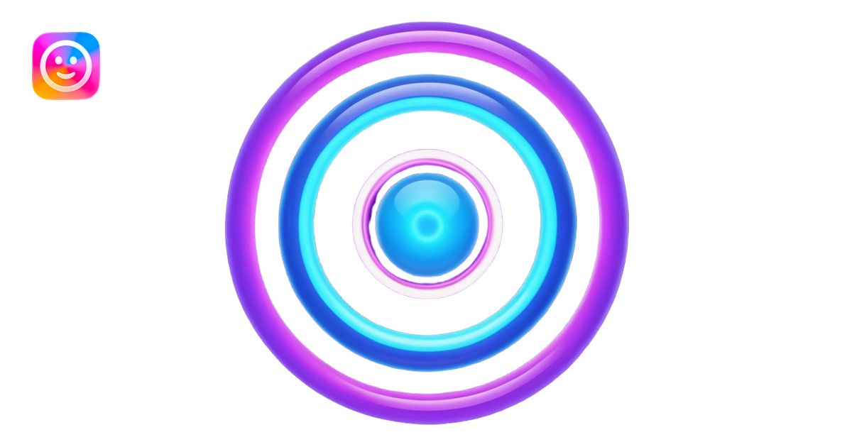 Futuristic retry symbol for a game: glowing circular energy ring with a ...