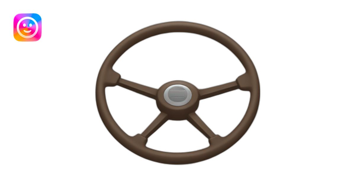 steering wheel emoji | AI Emoji Generator