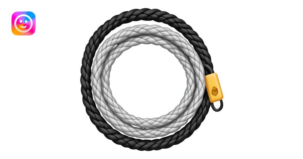 SAFETY ROPE emoji | AI Emoji Generator