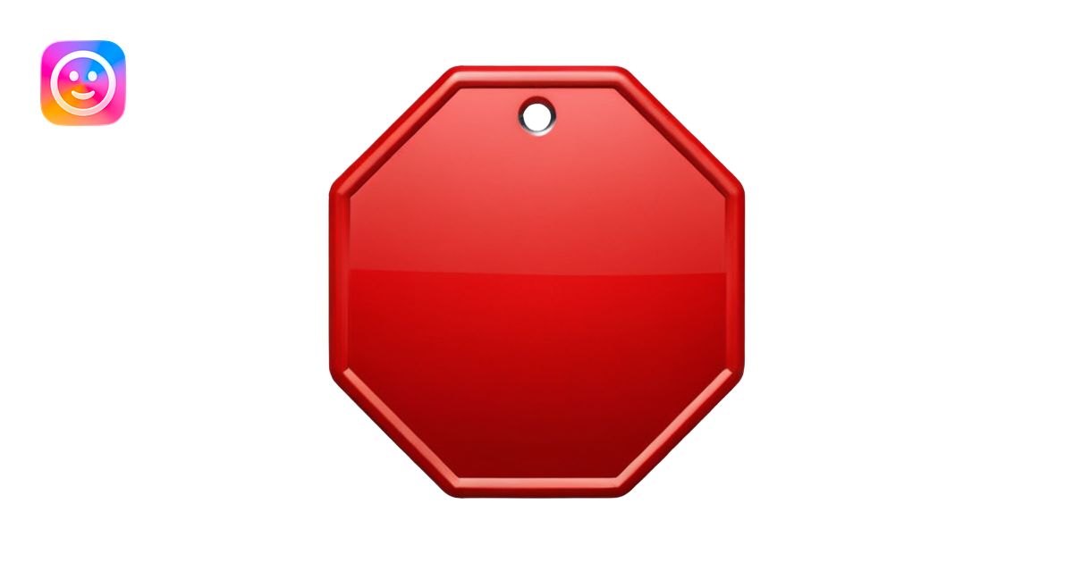 stop sign emoji | AI Emoji Generator
