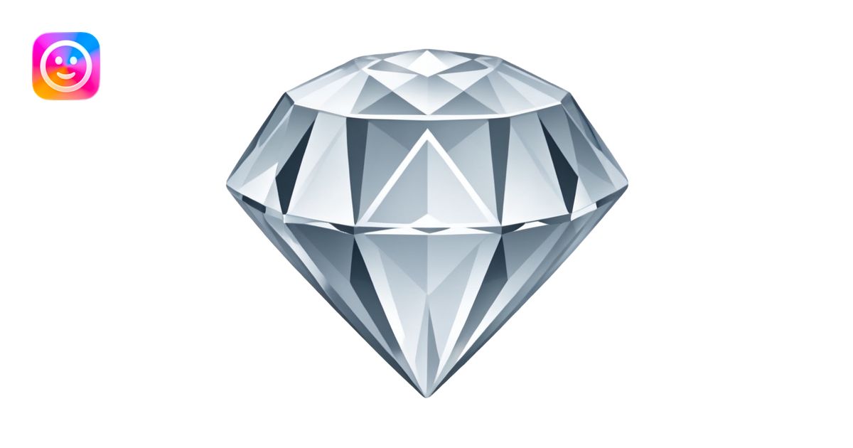 WHITE DIAMOND emoji | AI Emoji Generator